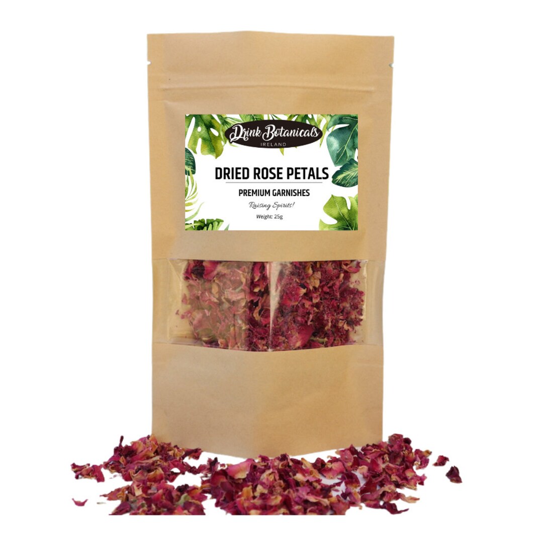 Dried Red Rose Petals 25g - Etsy