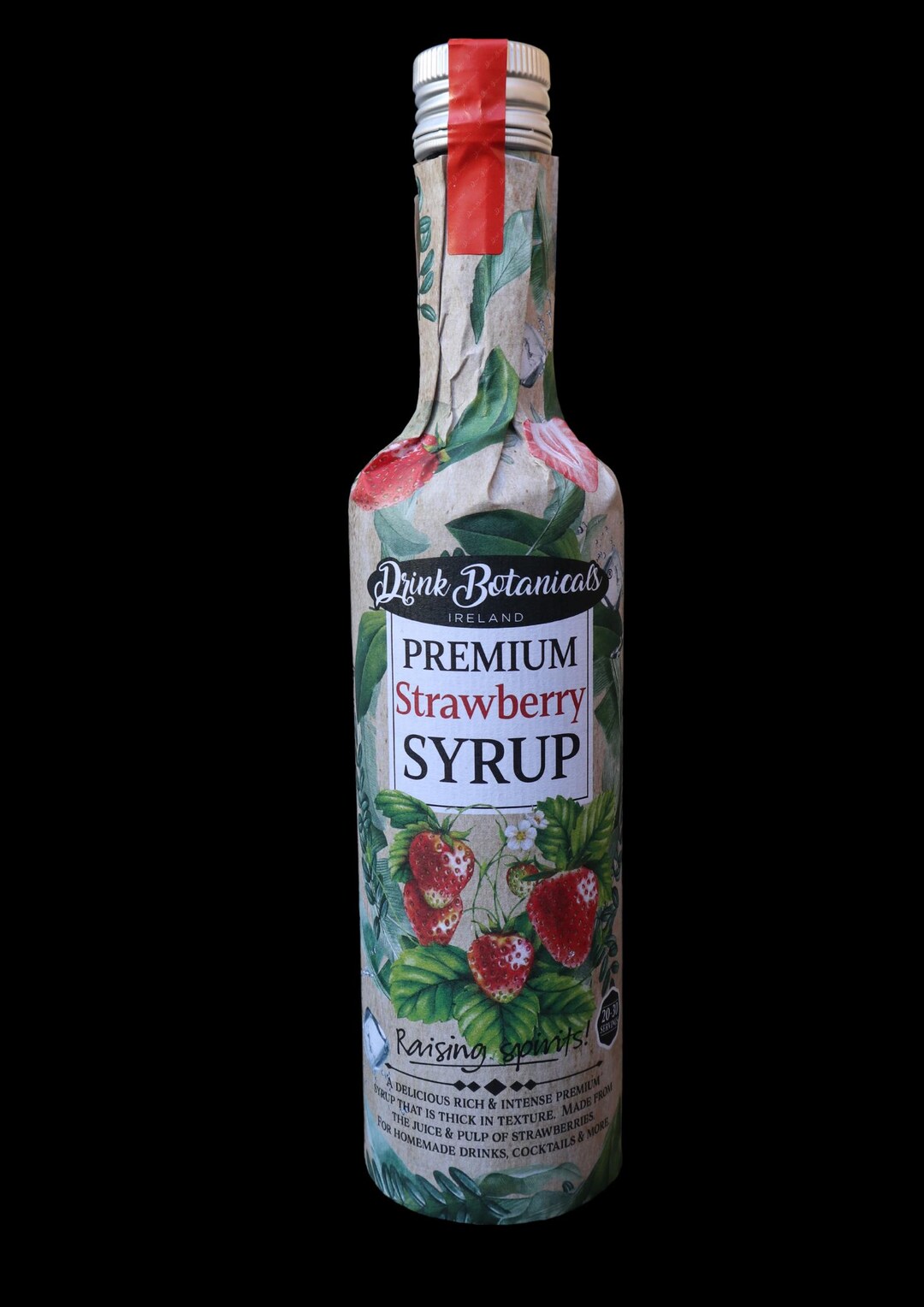 Premium Strawberry Syrup Puree | | High Natural Fruit Content | Made ...