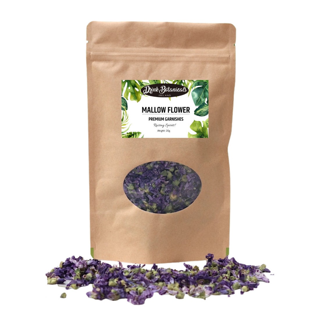 Dried Mallow Flowers 25g for Herbal Tea Making Cooking Gin Tonic ...