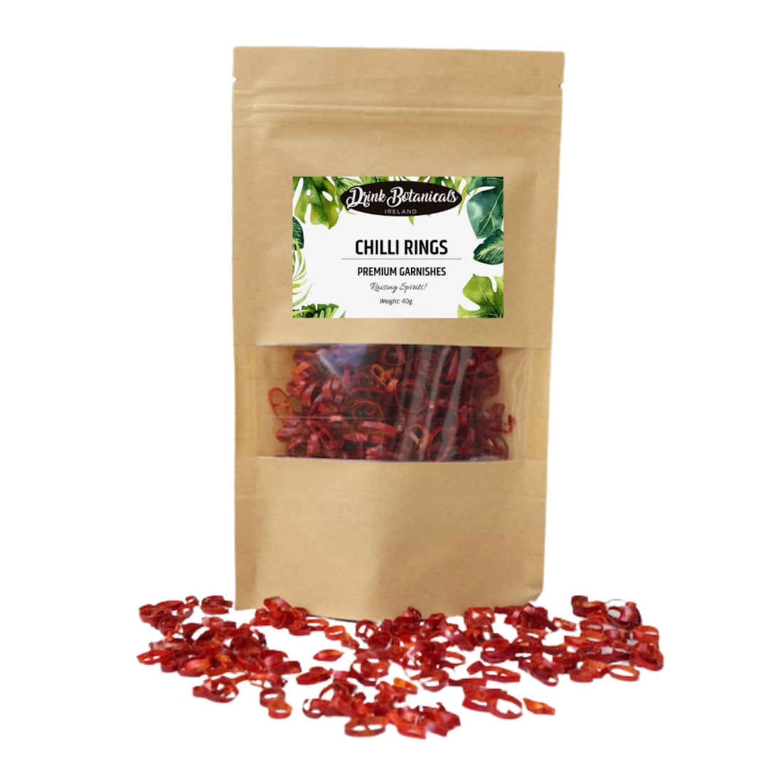 Spicy Red Chilli Rings (40g) | Perfect for Cooking, Cocktails ...