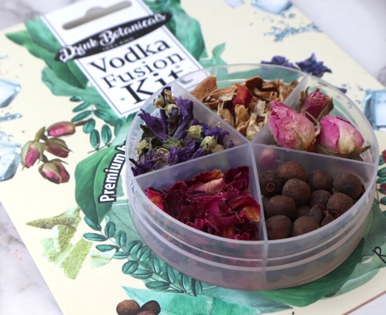 Vodka Fusion Kit Botanicals Spice Garnish Kit Vodka and Cocktails - Etsy