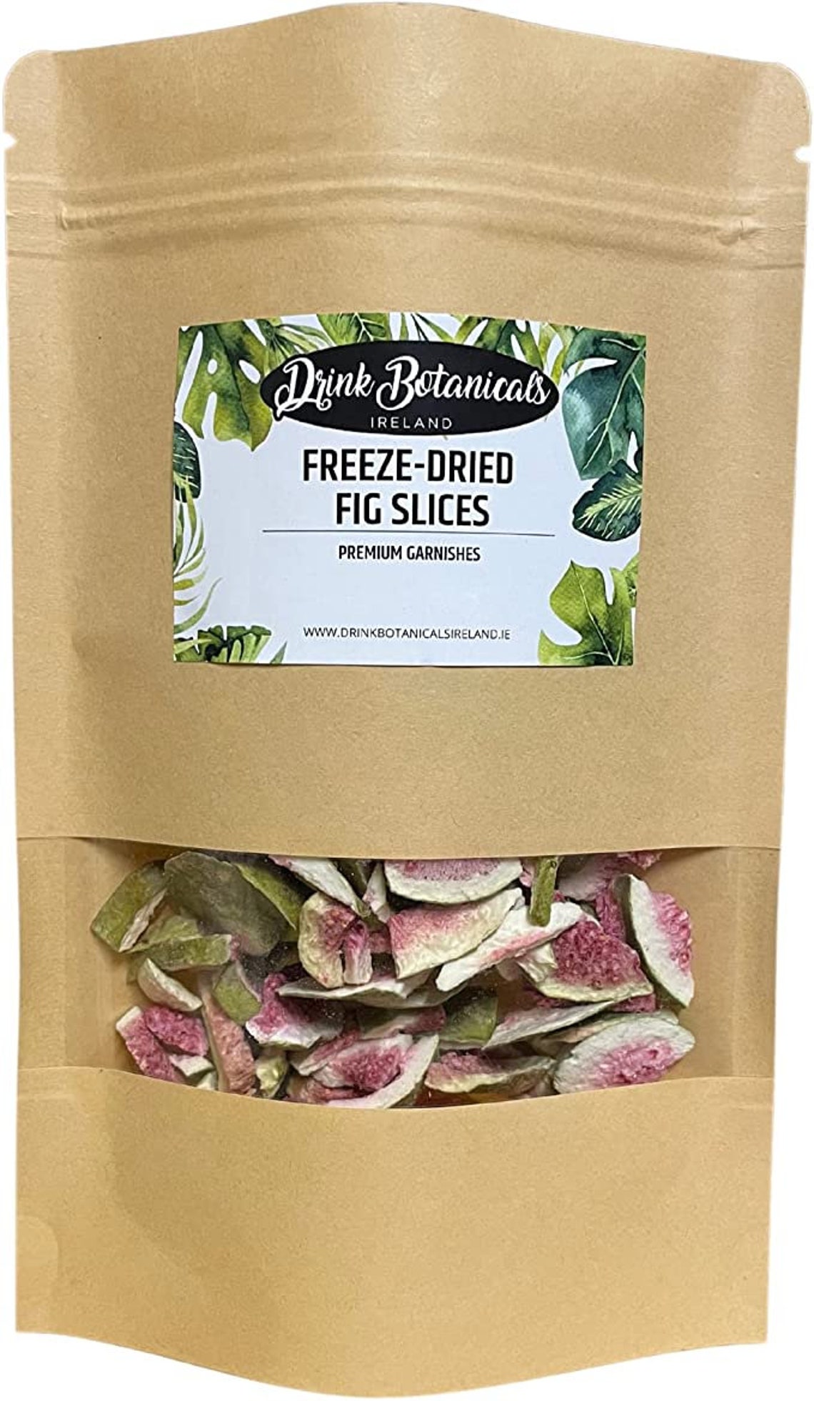 100% Natural Pure Freeze Dried Fig Slices | 50 + Slices per Pouch | No ...