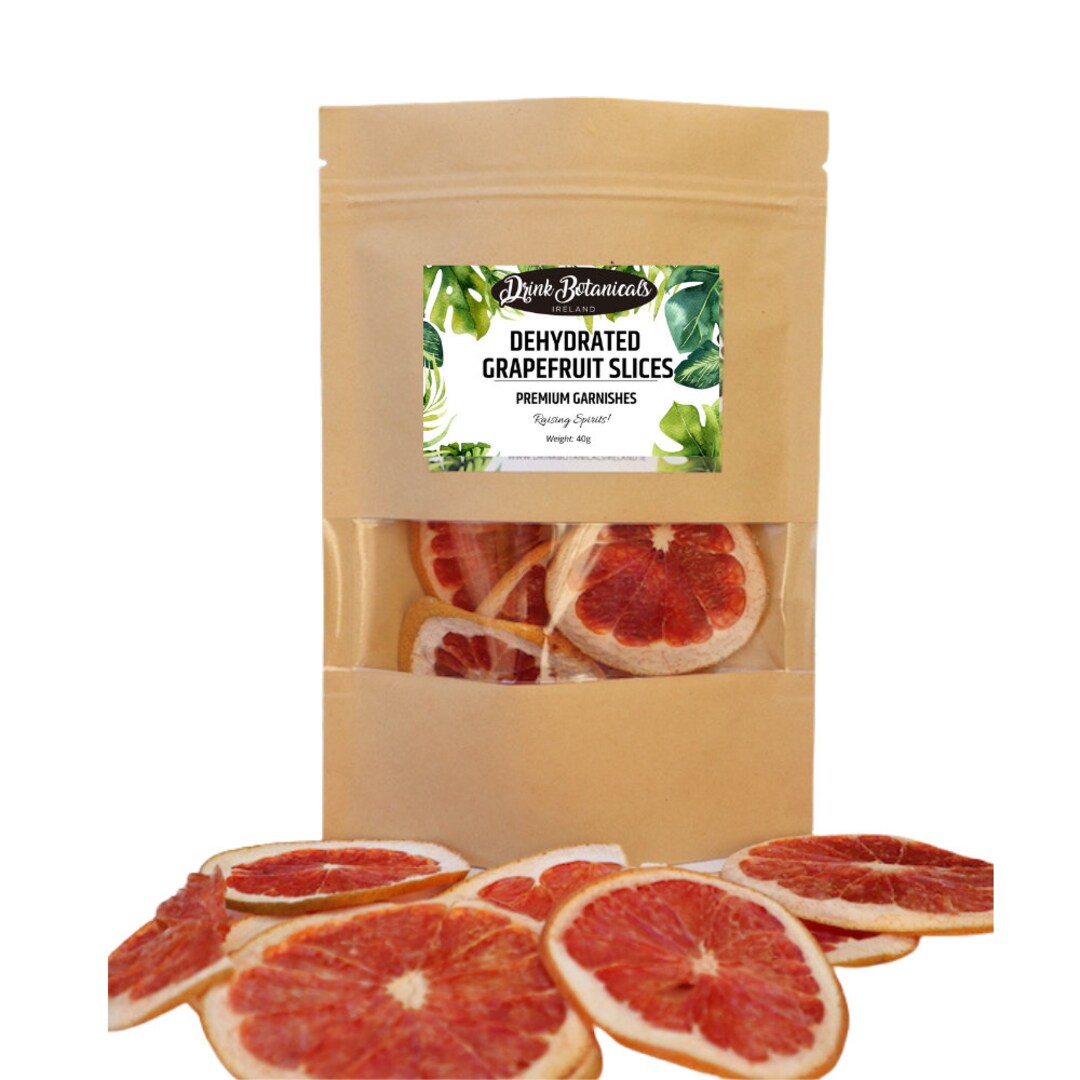 Natural Dehydrated Grapefruit Slices / Wheels 40g - Etsy