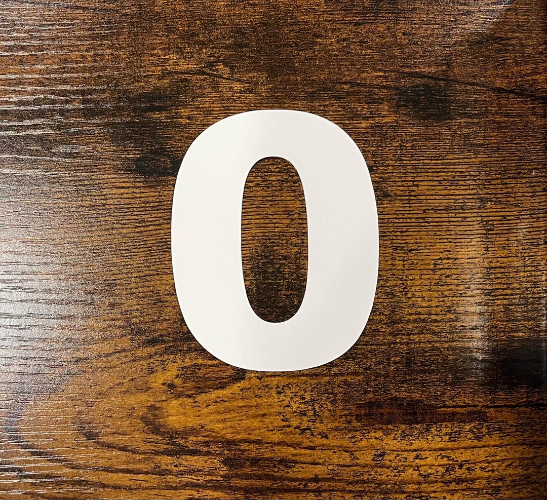 Number Stencil '0' / English Alphabet Stencils / DIY - Etsy