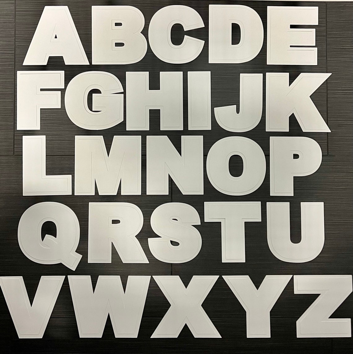 Full Set of English Alphabet Stencils - Multiple Font Options ...