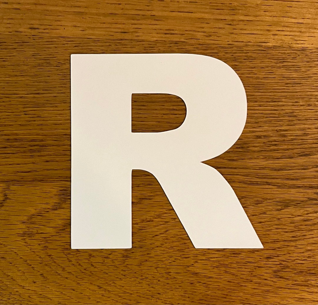 Letter Stencil 'R' / English Alphabet Stencils / DIY - Etsy