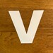 Letter Stencil 'V' / English Alphabet Stencils / DIY - Etsy