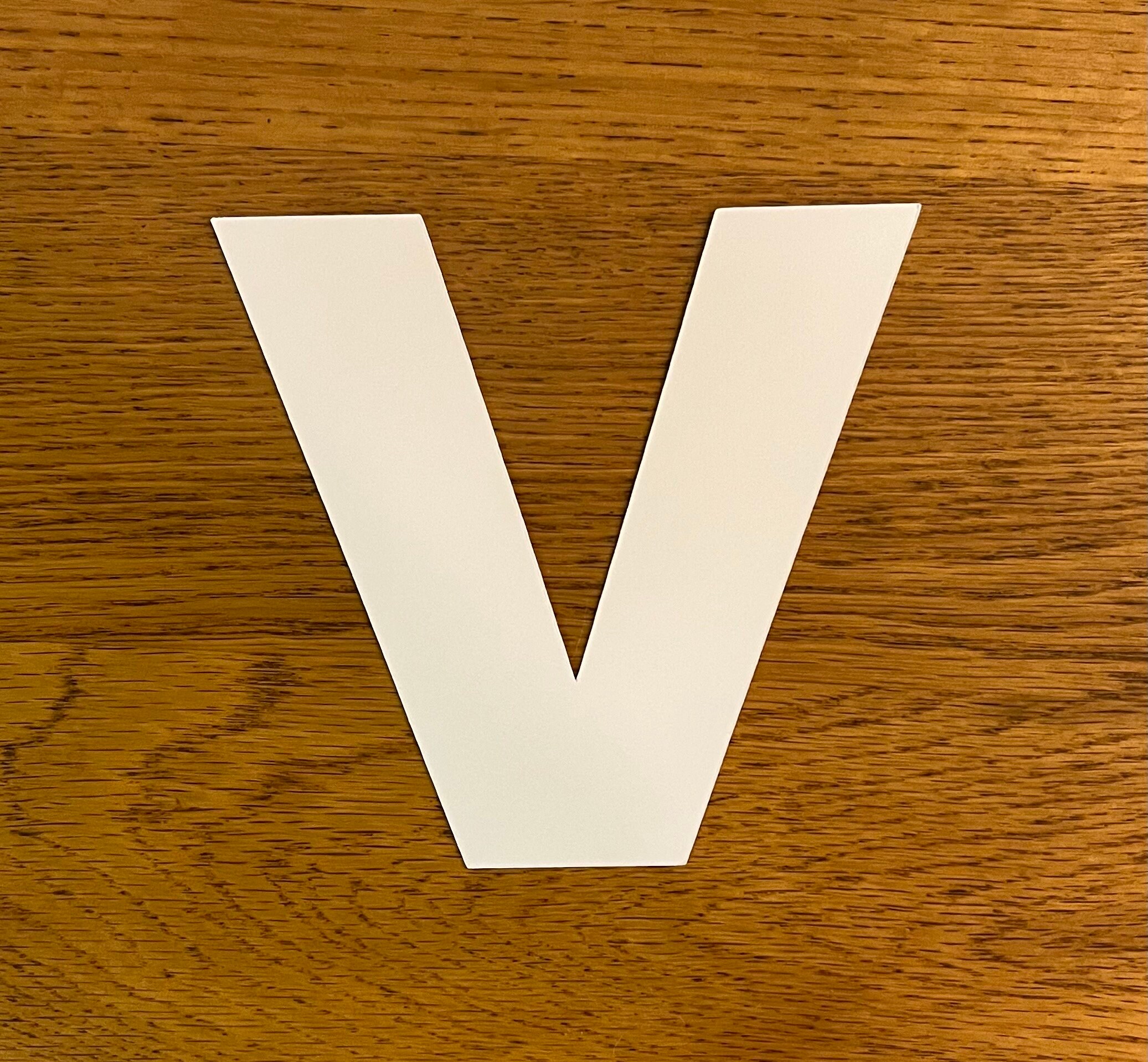 Letter Stencil 'V' / English Alphabet Stencils / DIY - Etsy