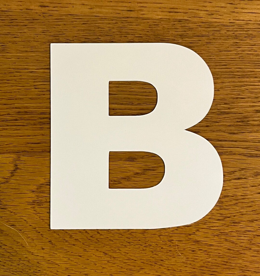 Letter Stencil 'B' / English Alphabet Stencils / DIY - Etsy