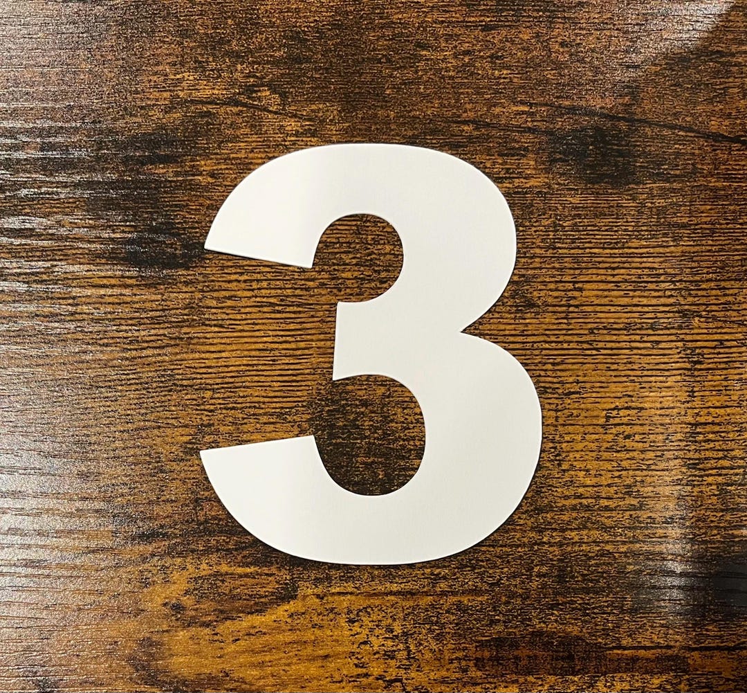 Number Stencil '3' / English Alphabet Stencils / DIY - Etsy