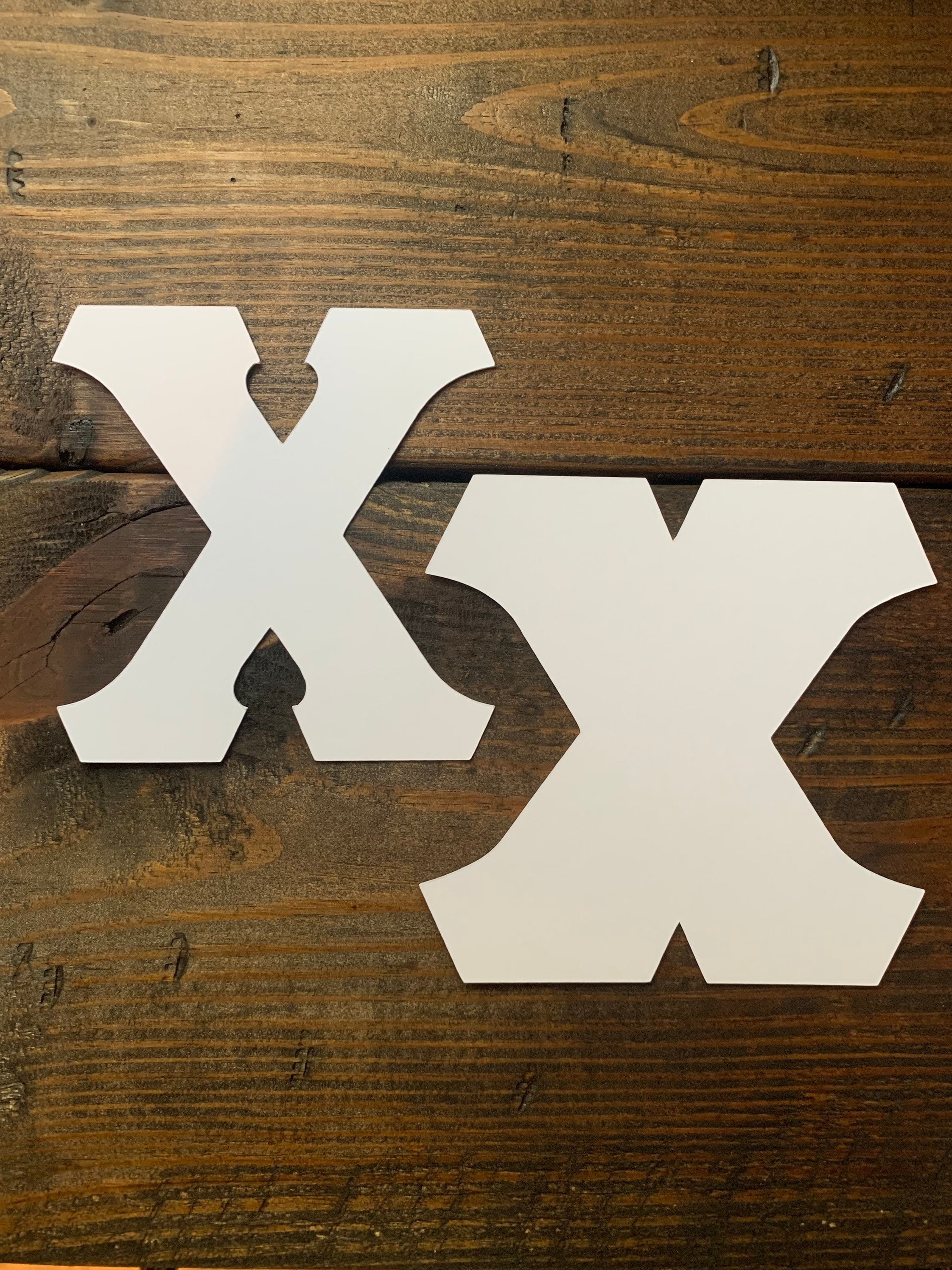 Sigma Greek Letter Stencil