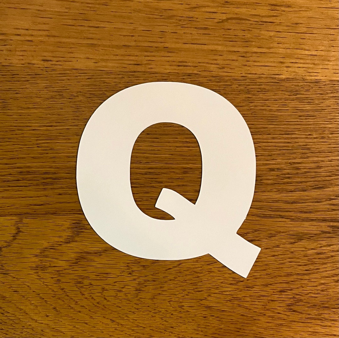 Letter Stencil 'Q' / English Alphabet Stencils / DIY - Etsy