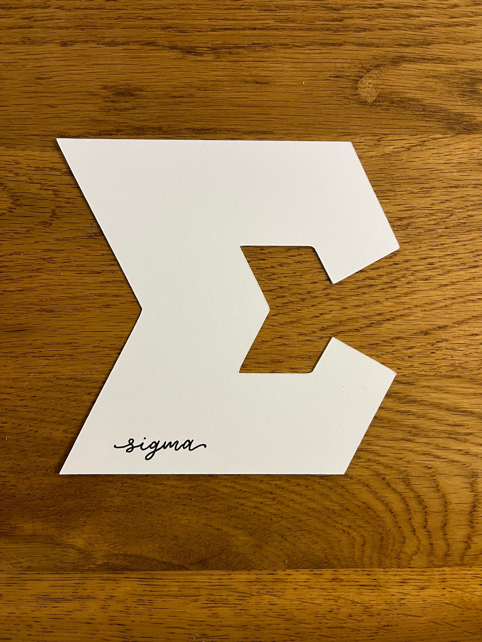 Sigma Greek Letter Stencil / Sorority & Fraternity / DIY - Etsy
