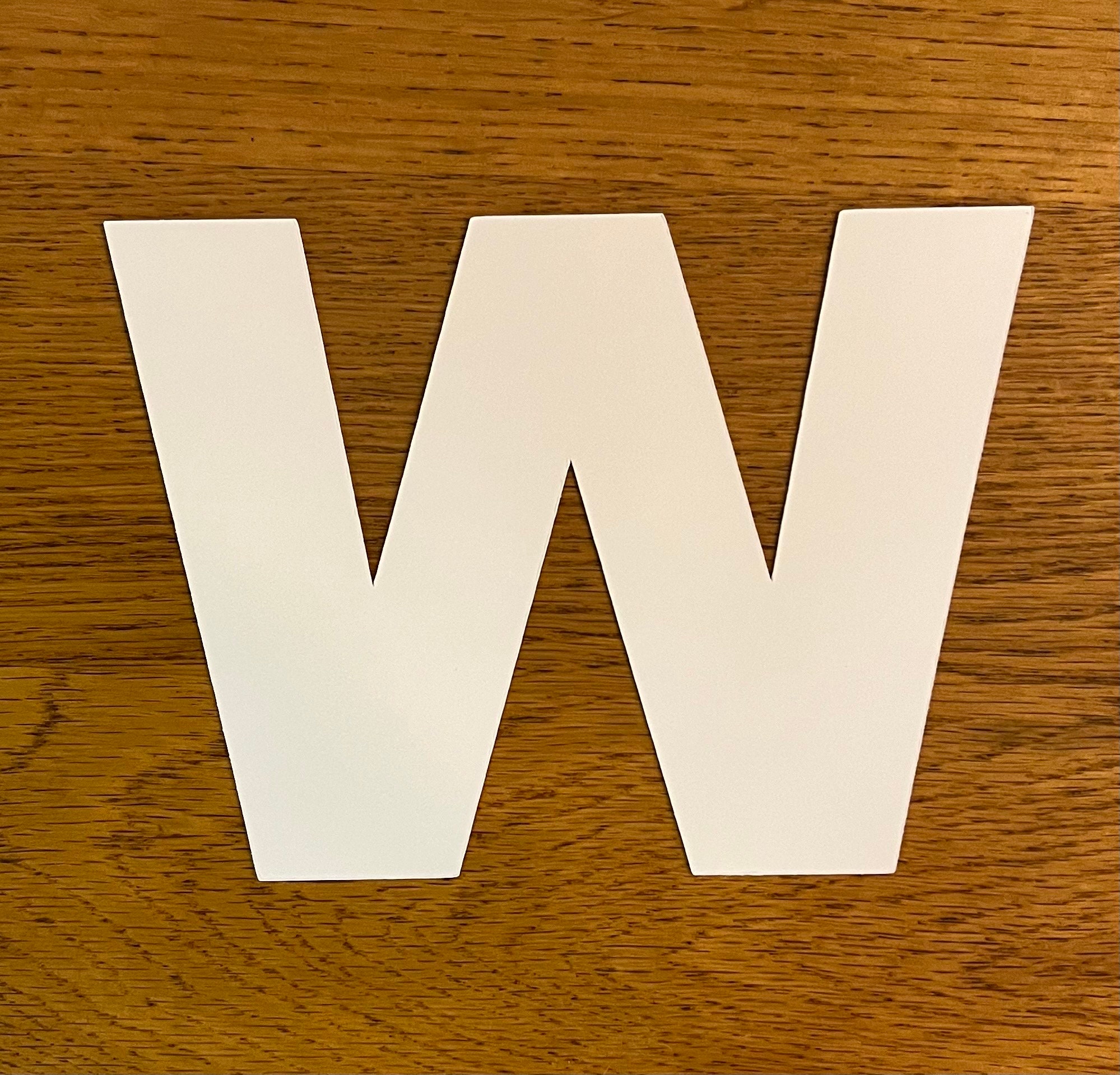 Letter Stencil 'W' / English Alphabet Stencils / DIY - Etsy