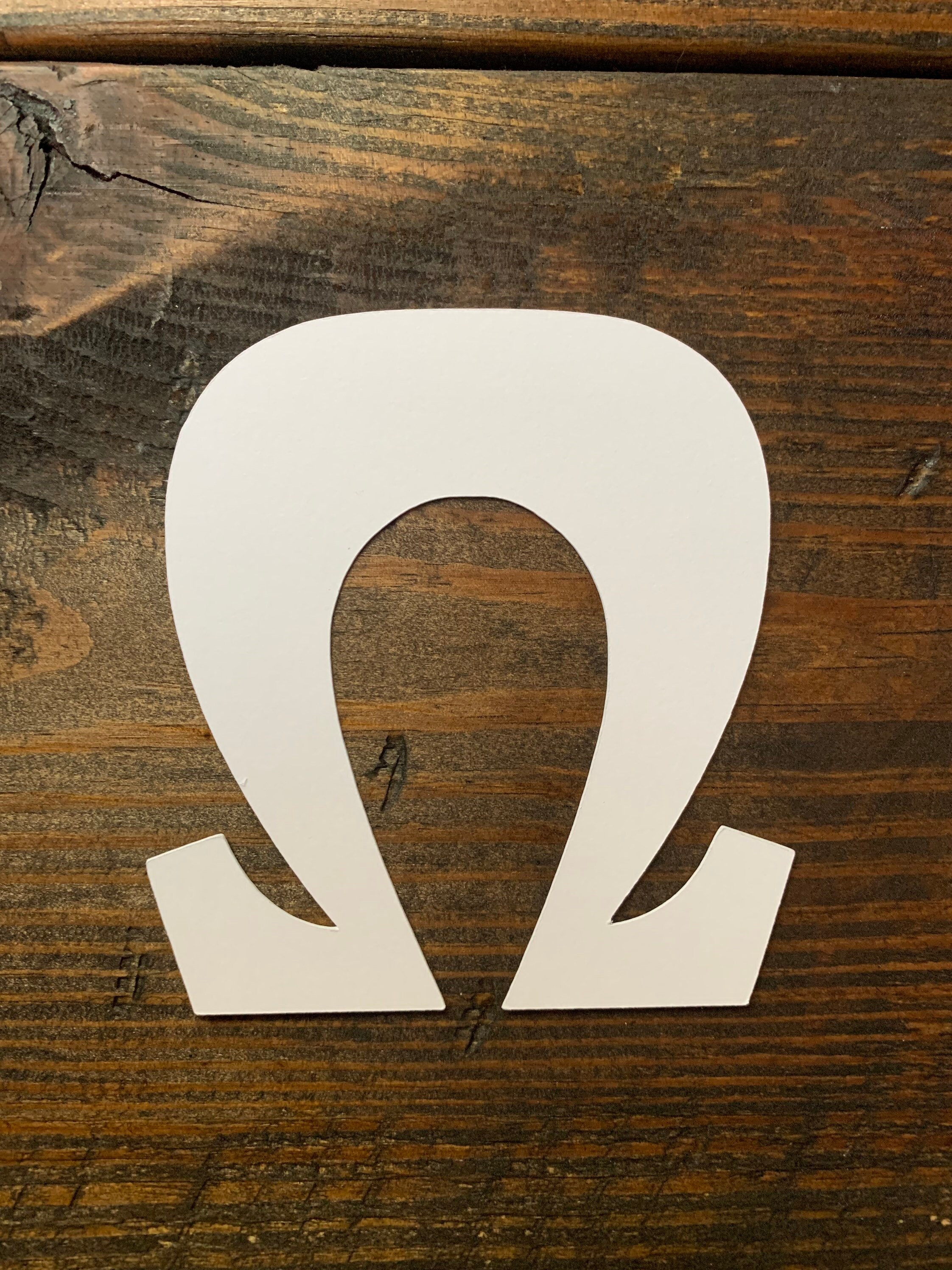 Omega Greek Letter Stencil / Sorority & Fraternity / DIY - Etsy