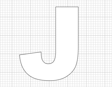 Letter Stencil 'J' / English Alphabet Stencils / DIY - Etsy