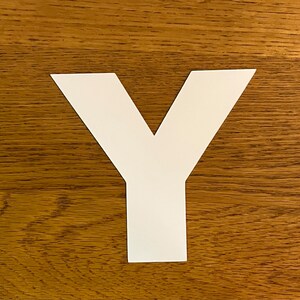 Letter Stencil 'Y' / English Alphabet Stencils / DIY - Etsy