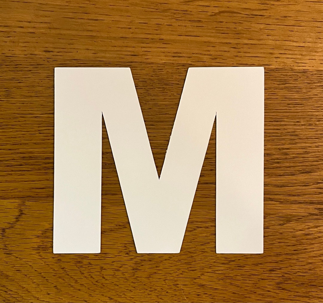 Letter Stencil 'M' / English Alphabet Stencils / DIY - Etsy