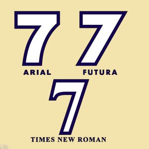 Number Stencil '7' / English Alphabet Stencils / DIY - Etsy