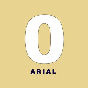 Number Stencil '0' / English Alphabet Stencils / DIY - Etsy