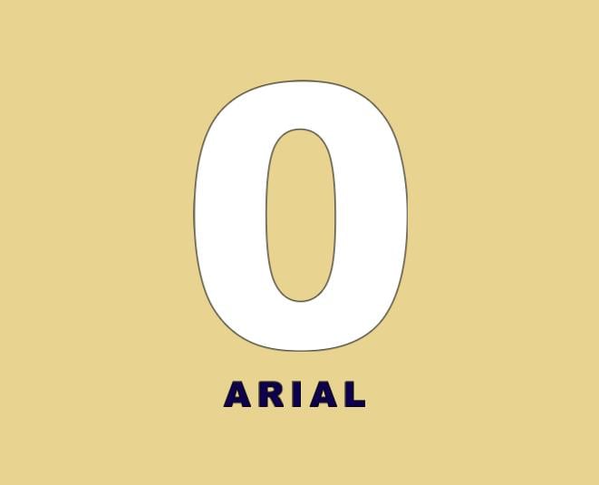 Number Stencil '0' / English Alphabet Stencils / DIY - Etsy