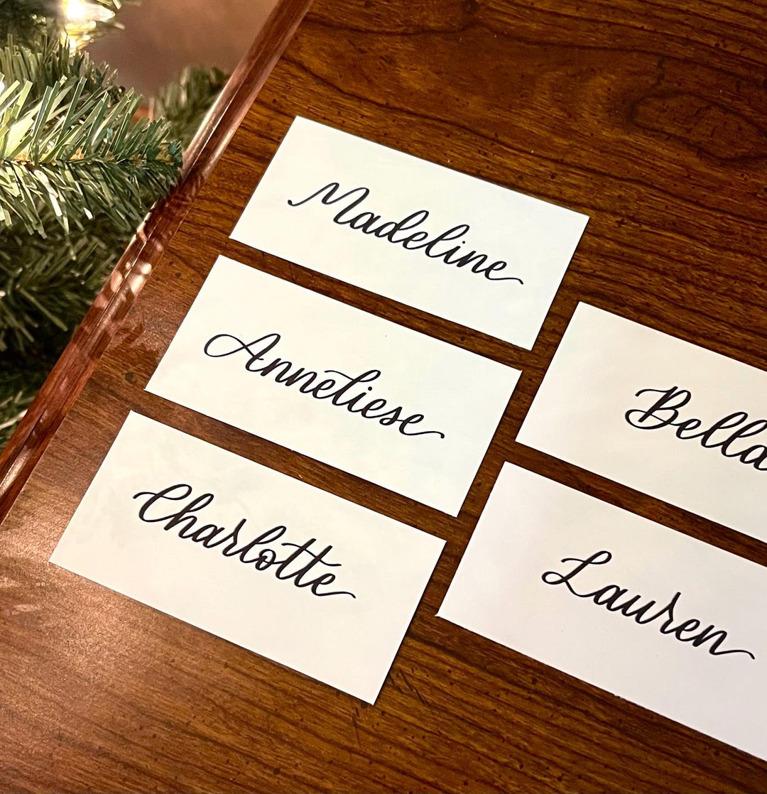 Elegant Gift Tags Holiday, Christmas, Bridesmaid, Birthday Custom ...