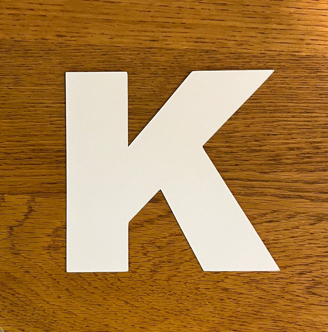 Letter Stencil 'K' / English Alphabet Stencils / DIY - Etsy