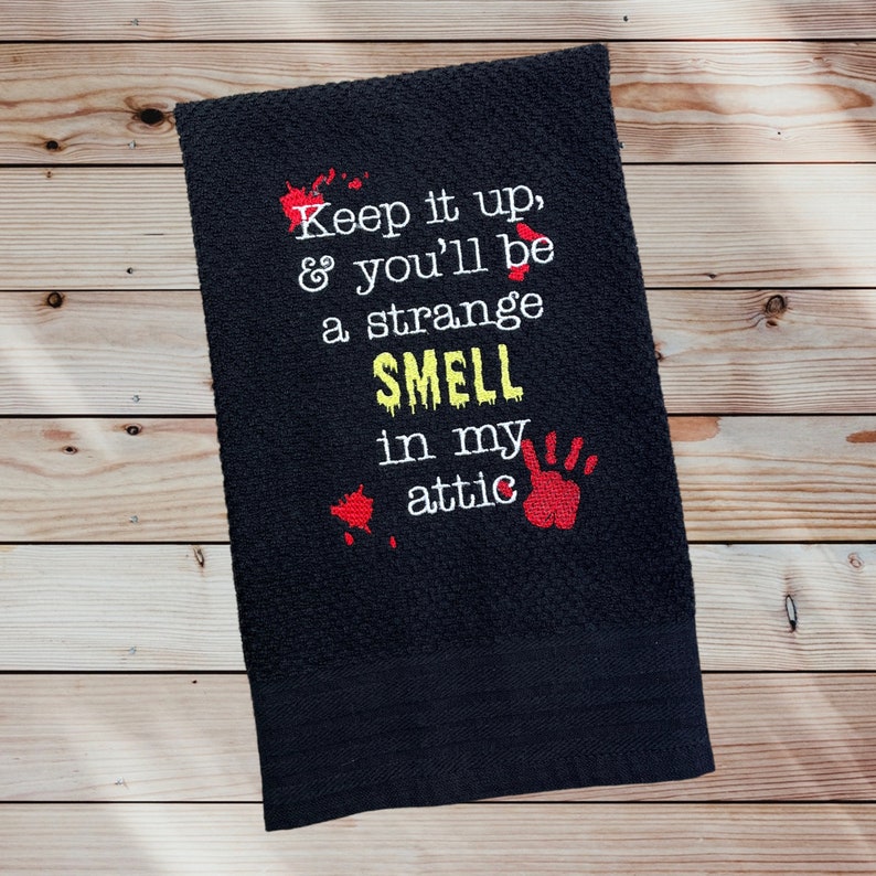 Embroidered Hand Towel. Humorous, Functional, Decorative Gift for A ...