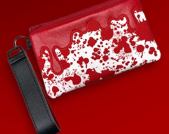 The Drip Crime Scene Zipper Bag, Cosmetic Bag, Pencil Pouch Blood ...