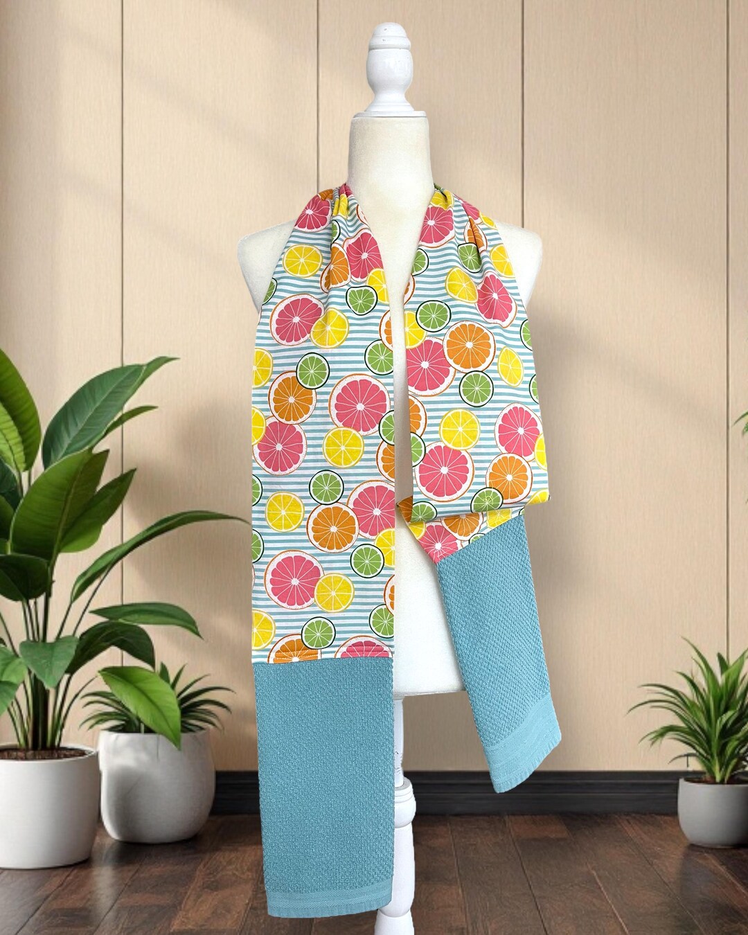 Vintage Citrus Kitchen Boa. Kitchen Hand Towel. Dish or Tea Towel. Dish ...