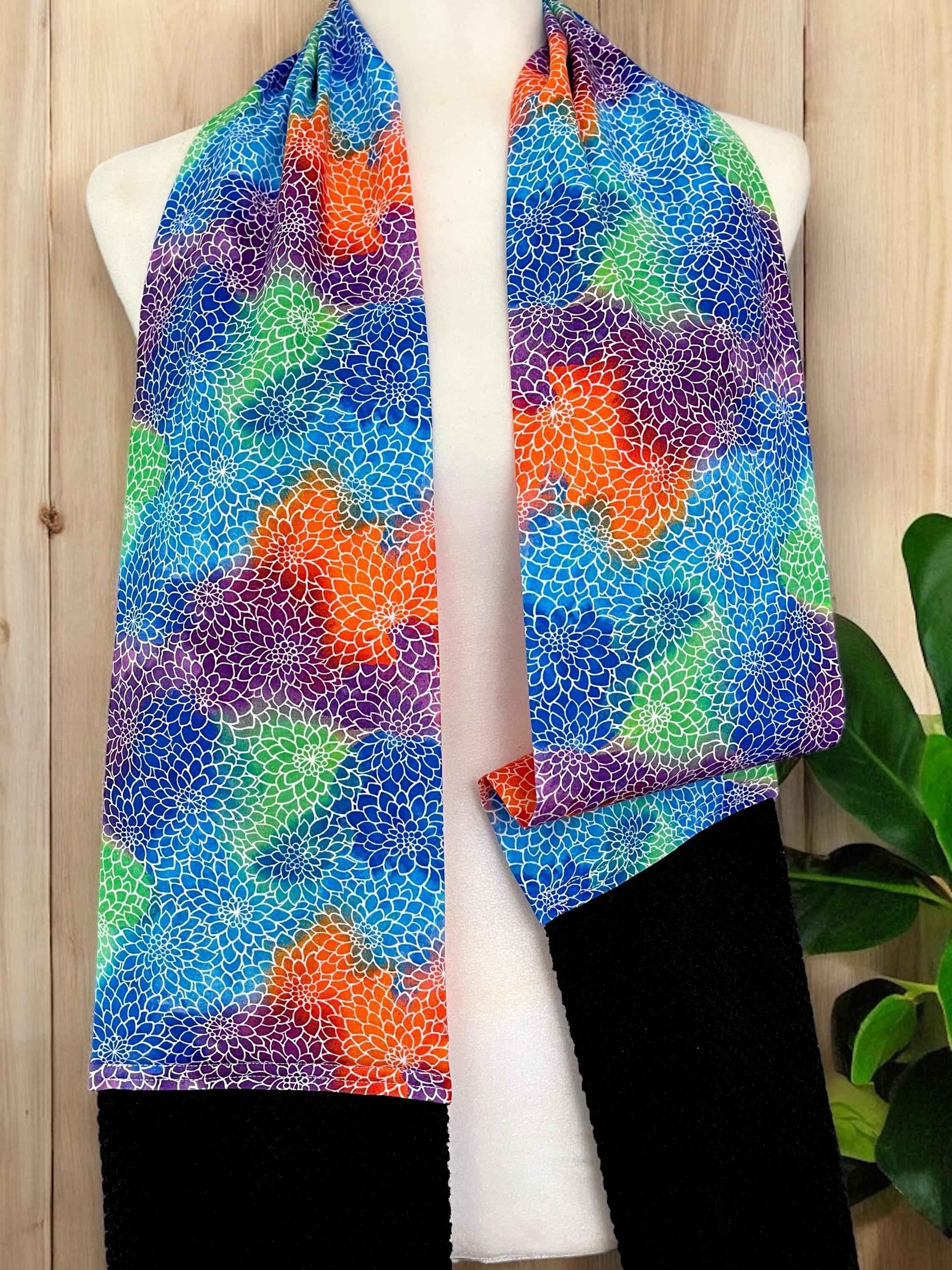 Colorful Flowers Kitchen Boa. Kitchen Hand Towel. Dish or Tea Towel ...