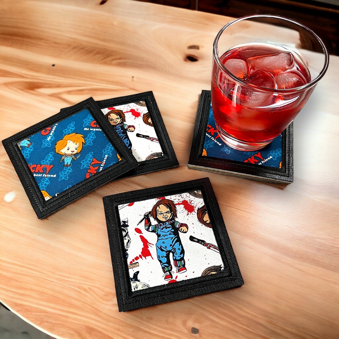 Coasters Horror Movie Coasters Chucky Child's Play - Etsy