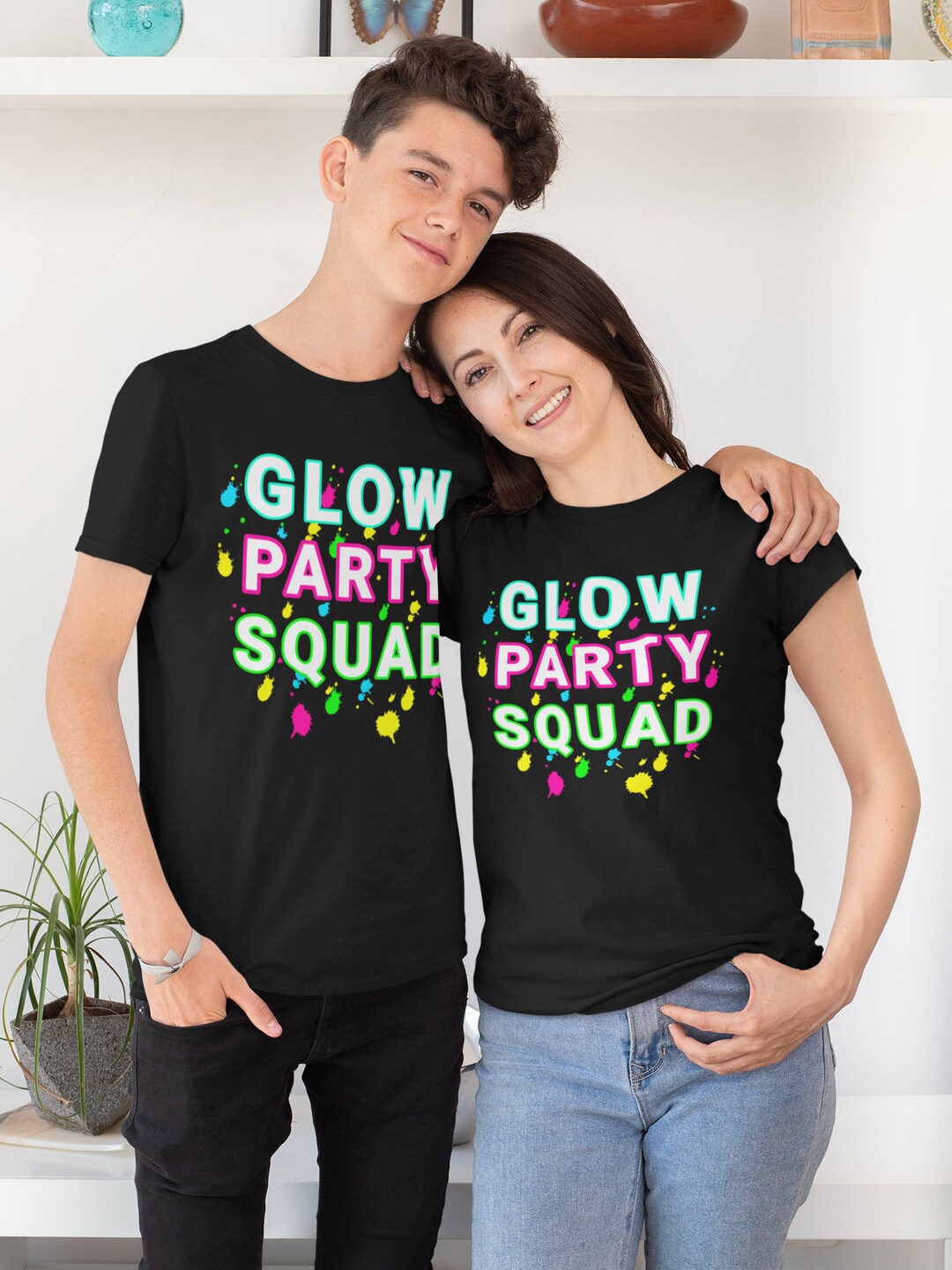 Glow Party Squad Digital Download DIY T-shirts and Poster Glow Birthday ...