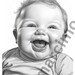 Chubby Cheeks Coloring Pages Adorable Baby Fun Activity for Baby Shower ...