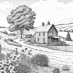 Instant Download My Amish Life "mohlbaachbuck" Coloring Book 21 Pages ...