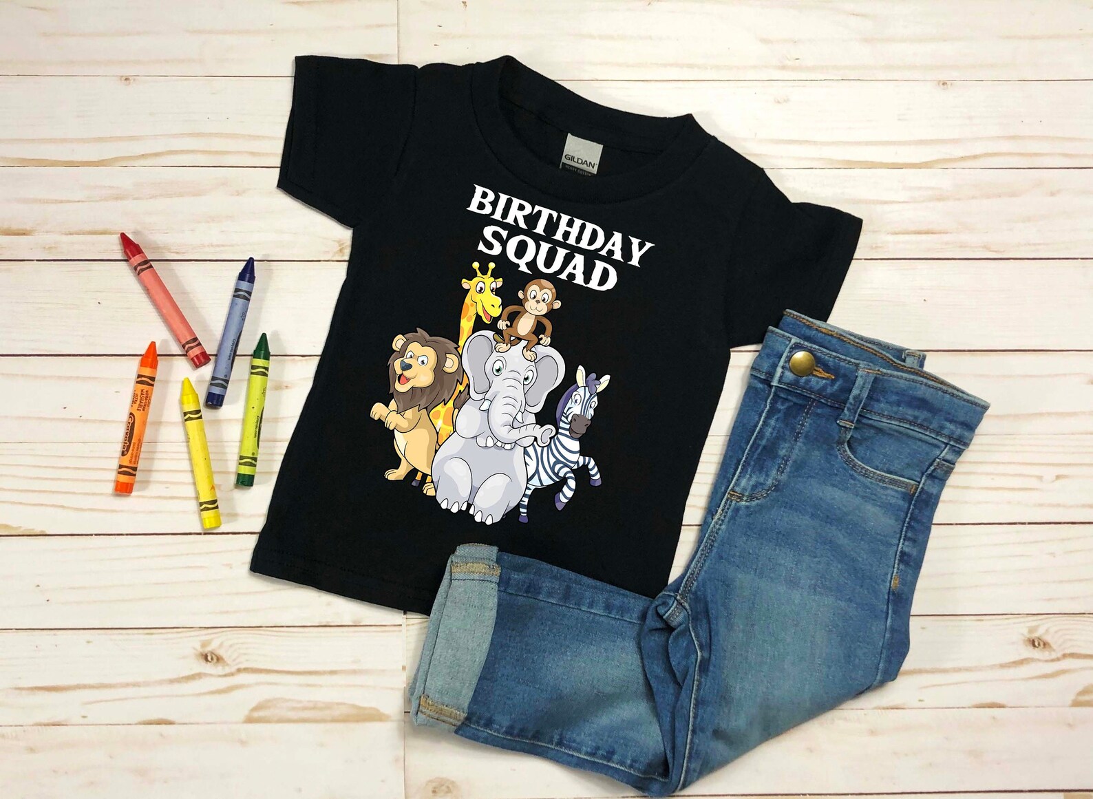 Birthday Squad Zoo Birthday Party Animal Birthday PNG-PDF-JPEG - Etsy