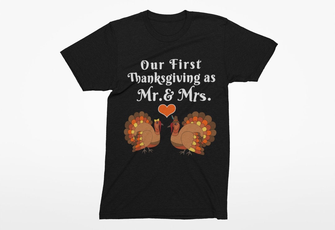 Our First Thanksgiving as Mr & Mrs. Instant Digital Download DIY ...