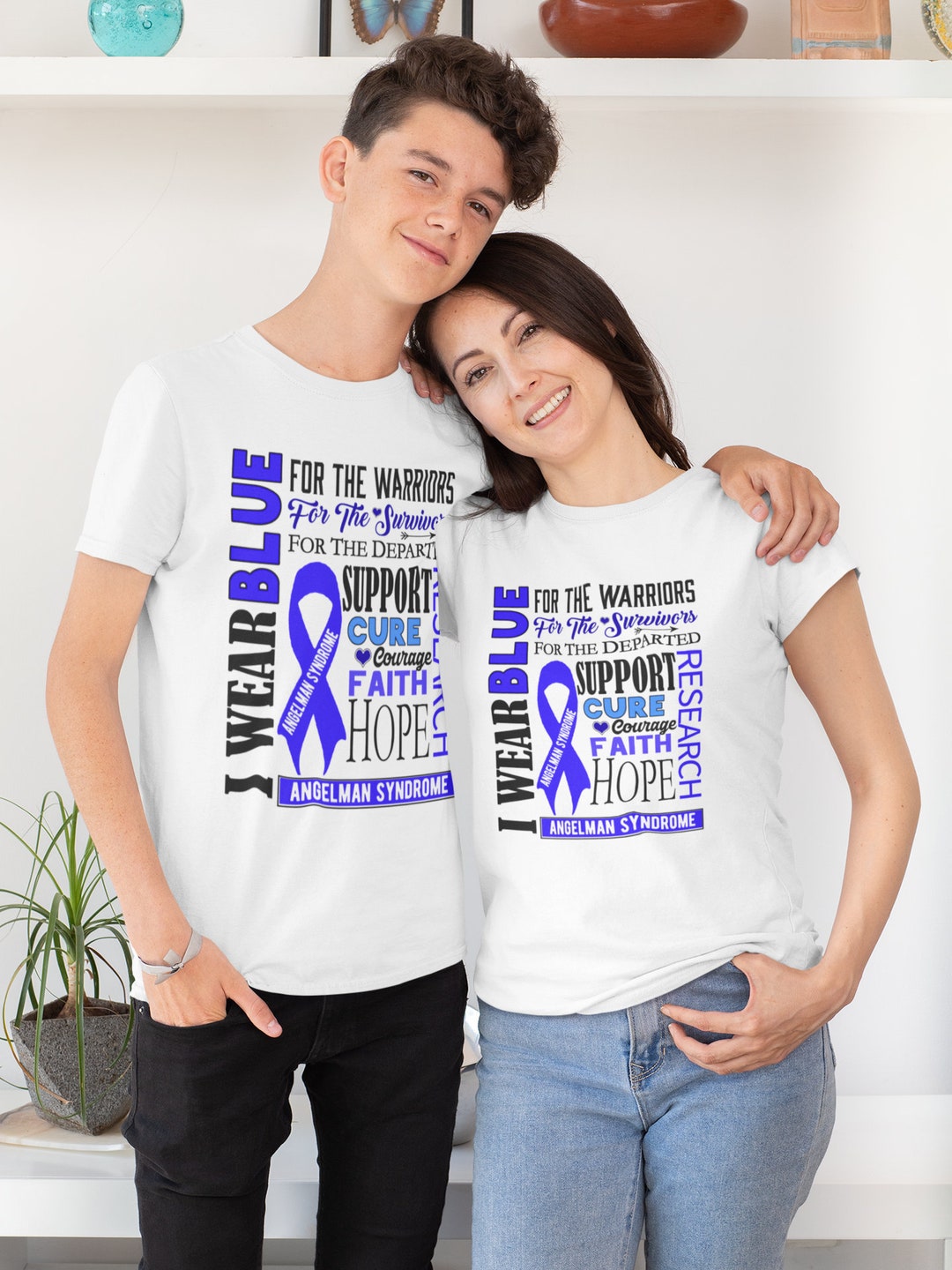 Angelman Syndrome Awareness Instant Digital Download Awareness Ribbon ...