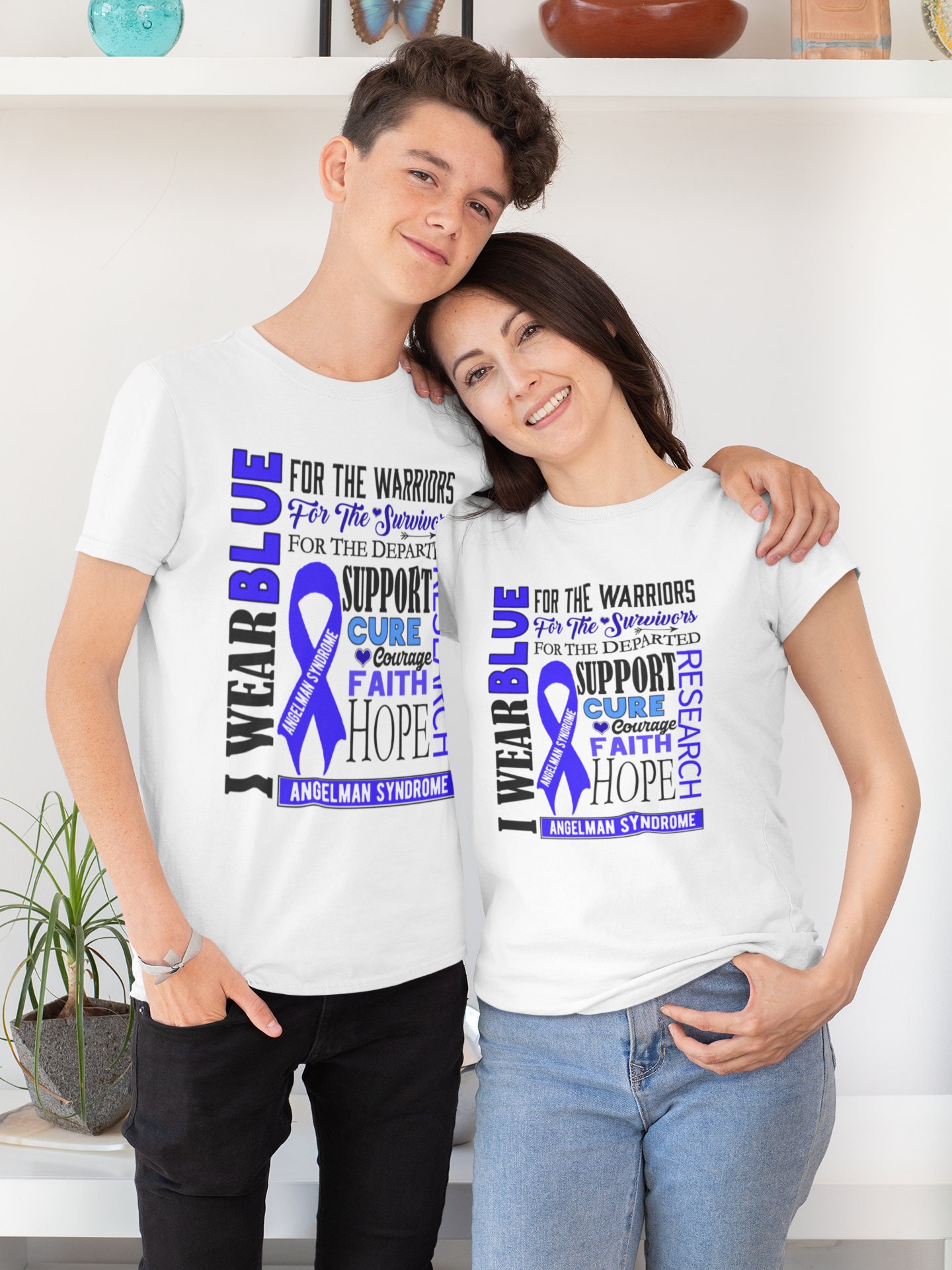Angelman Syndrome Awareness Ribbon