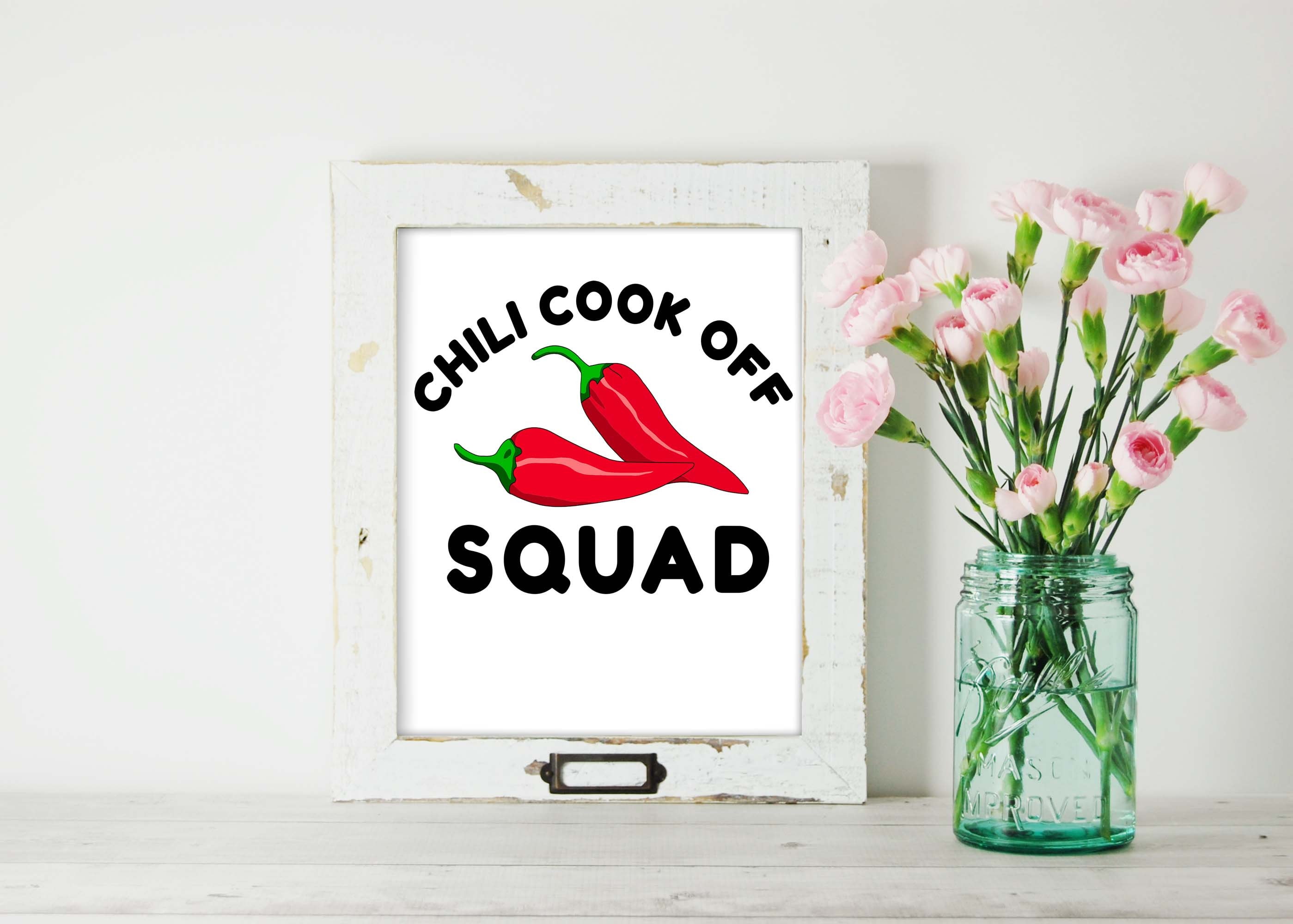 Chili Cook off Squad Instant Digital Download Png-pdf-jpeg DIY Make T ...