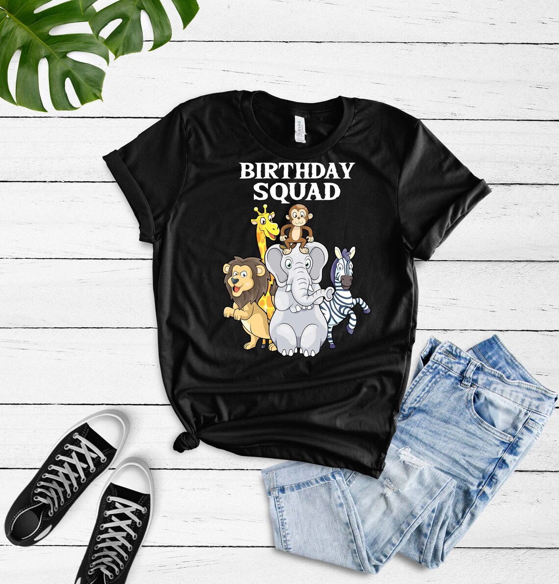 Birthday Squad Zoo Birthday Party Animal Birthday PNG-PDF-JPEG - Etsy
