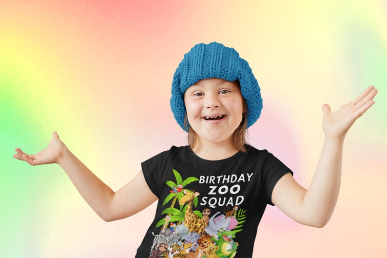 Instant Digital Download Birthday Zoo Squad Wild Safari - Etsy