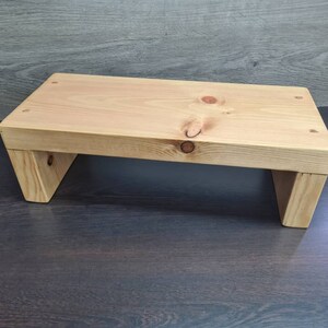 Rustic Monitor Stand - Screen Riser Hand Made Industrial Desk - Etsy UK