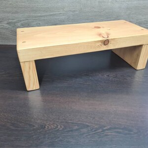 Rustic Monitor Stand Screen Riser Hand Made Industrial Desk - Etsy
