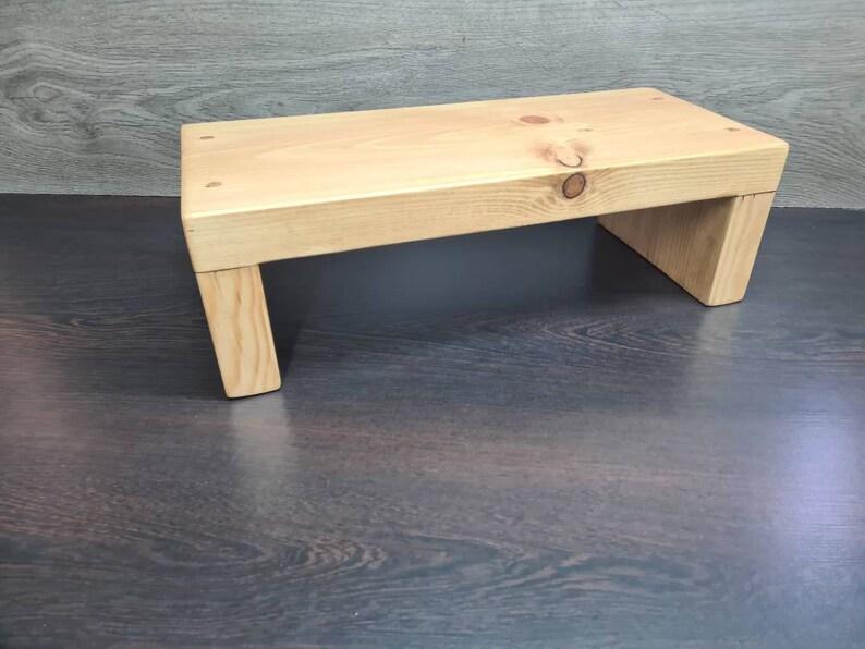 Rustic Monitor Stand Screen Riser Hand Made Industrial Desk - Etsy