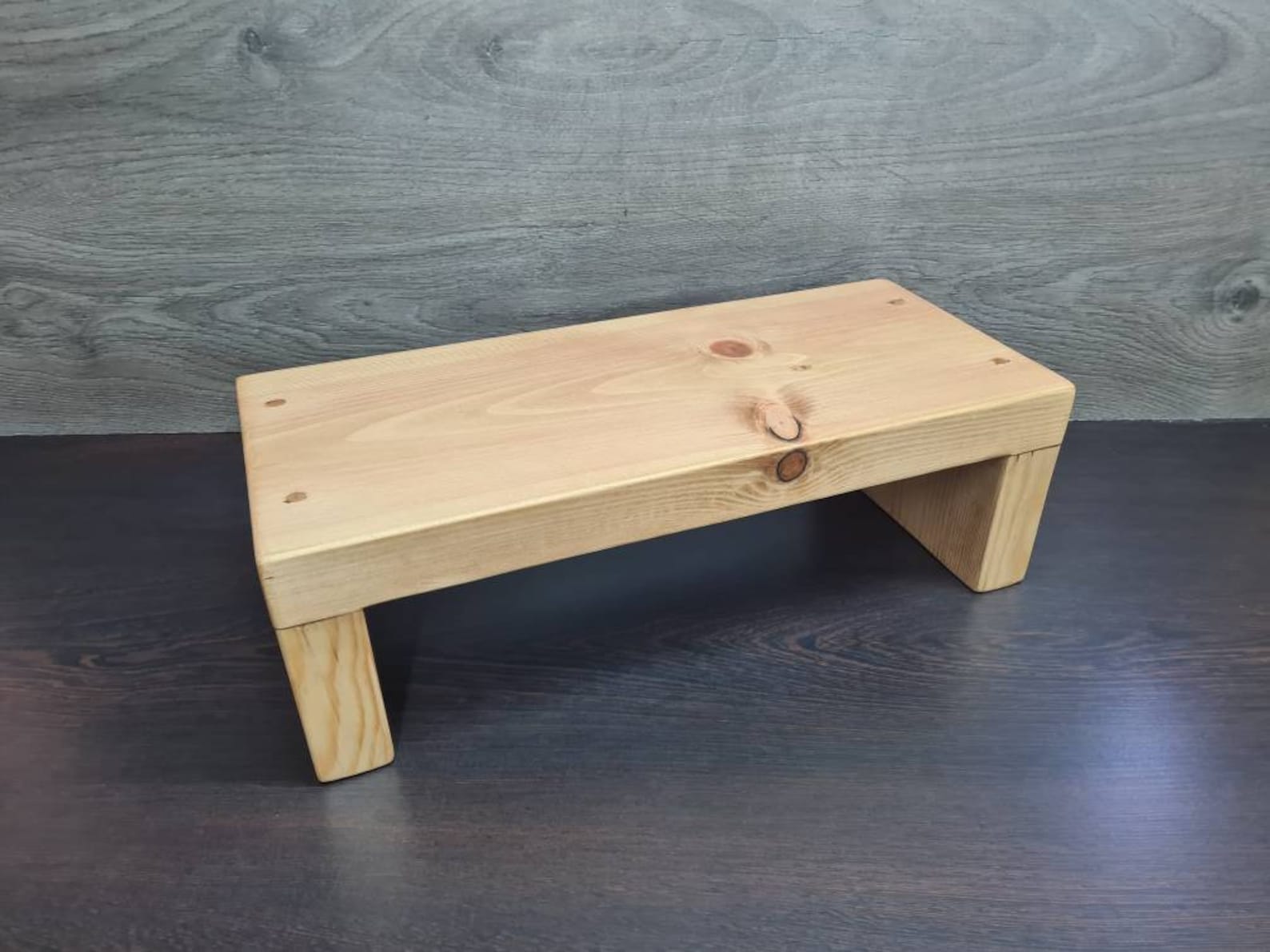 Rustic Monitor Stand Screen Riser Hand Made Industrial Desk - Etsy