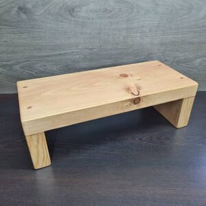 Rustic Monitor Stand - Screen Riser Hand Made Industrial Desk - Etsy UK