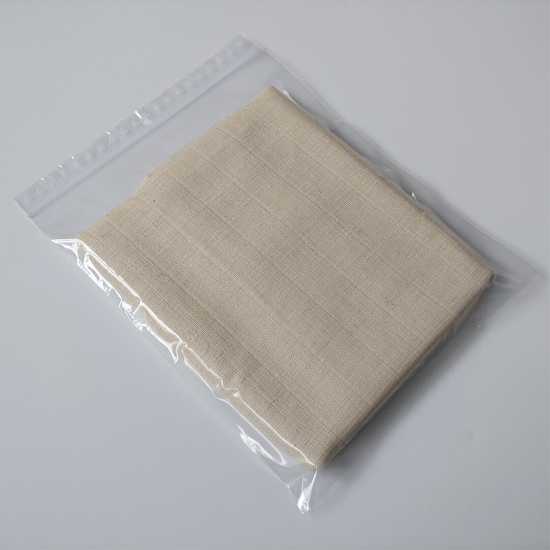 Slow Stitching Base Fabric Undyed Unbleached Muslin 80x75 Cm 31.5x29.5 ...