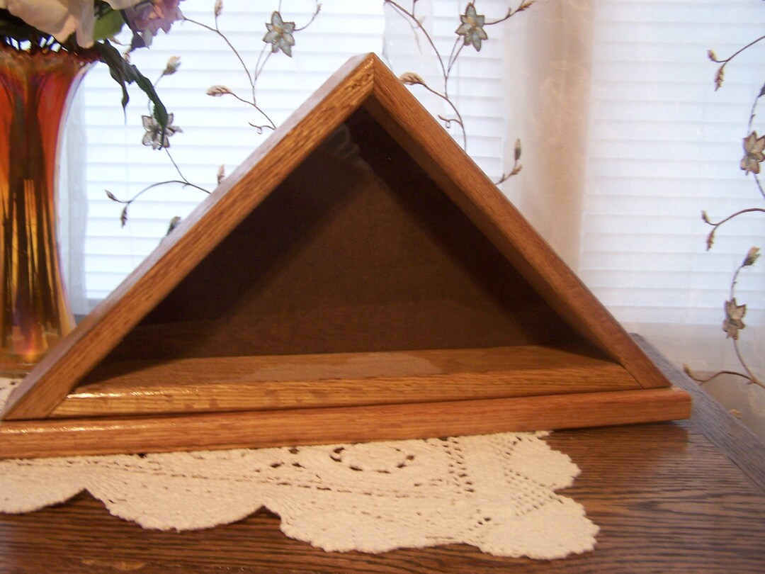 Small Oak Wood 3' X 5' Flag Display Case - Etsy