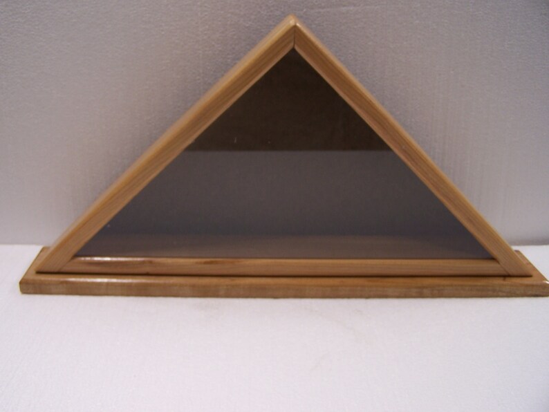 3 X 5 Flag Display Case in Natural Cherry Wood - Etsy